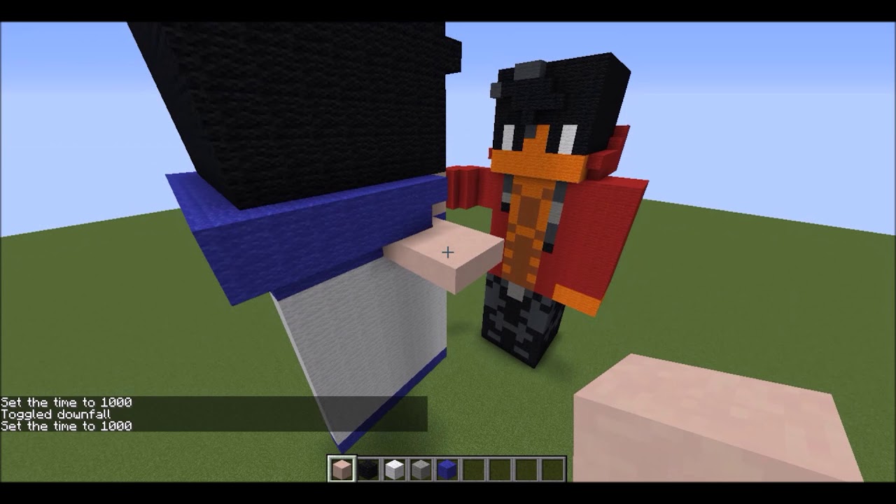 How To Build Ein! | Minecraft Aaron Vs. Ein Statue - YouTube