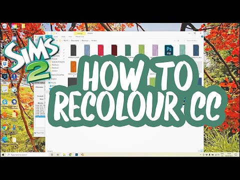 TS2 HOW TO: Recolouring CC / Step-by-Step Tutorial - YouTube