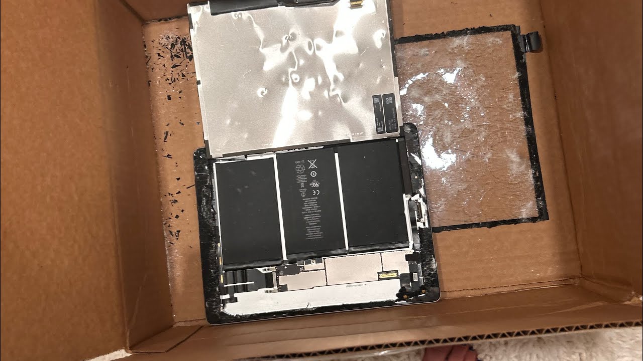 Bored smashing, iPad with tools - YouTube