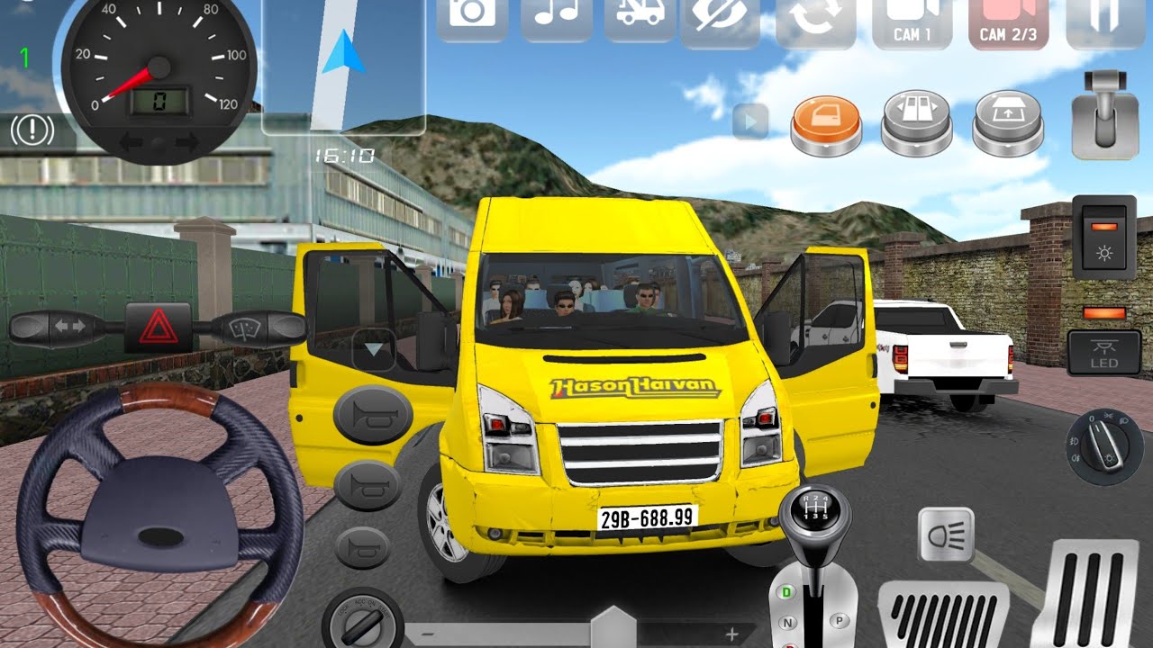 Minibus Simulator Vietnam 2024! Ford Transit Bus Transporter Driving ...