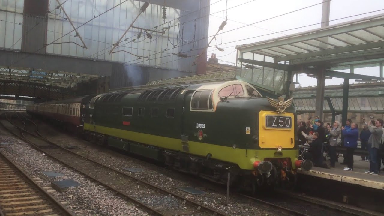 British Railways 2015-Deltic D9009 'Alycidon' Departs From Carlisle ...