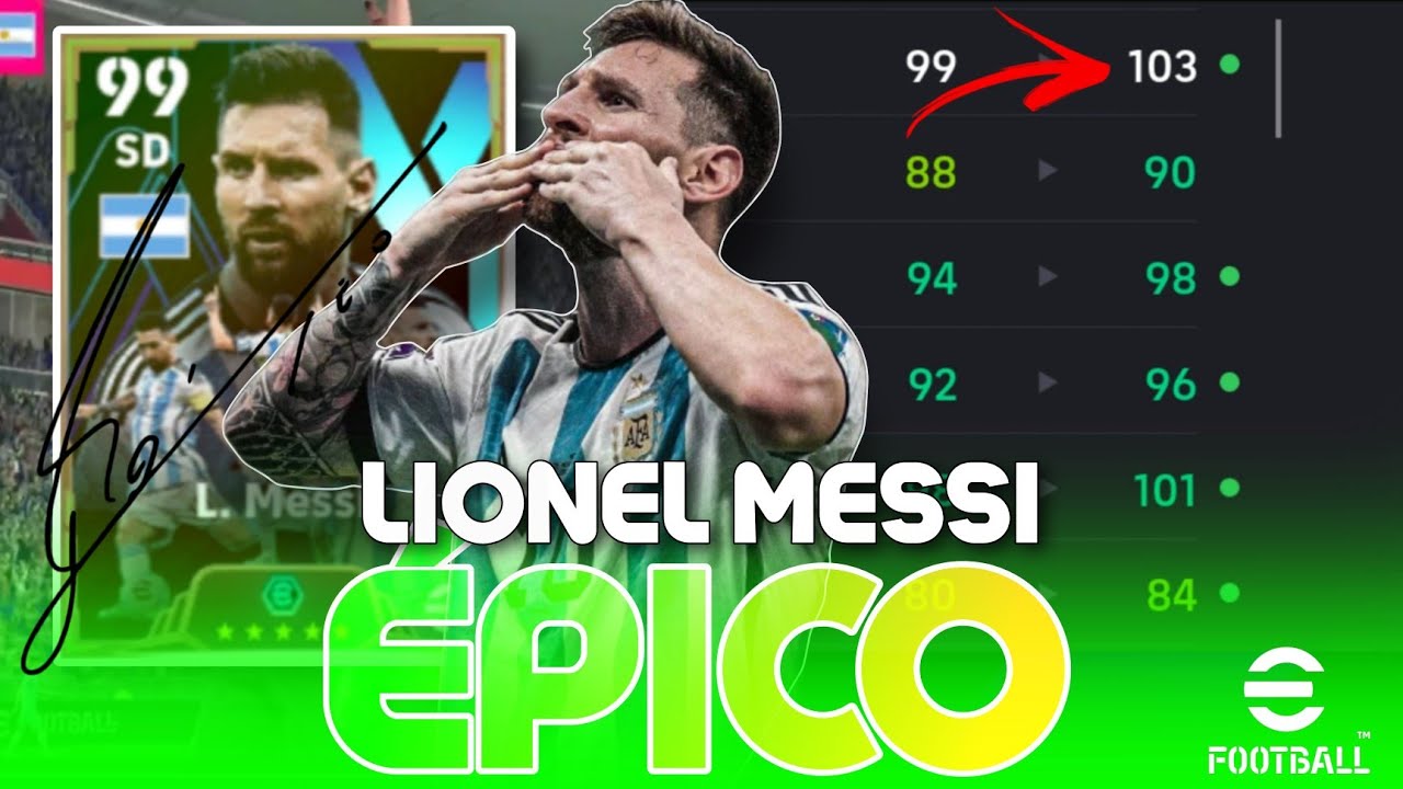 103 LIONEL MESSI REVIEW | *NUEVO POTENCIADO* Asi Juega 🐐🔥| ÉPICO ...