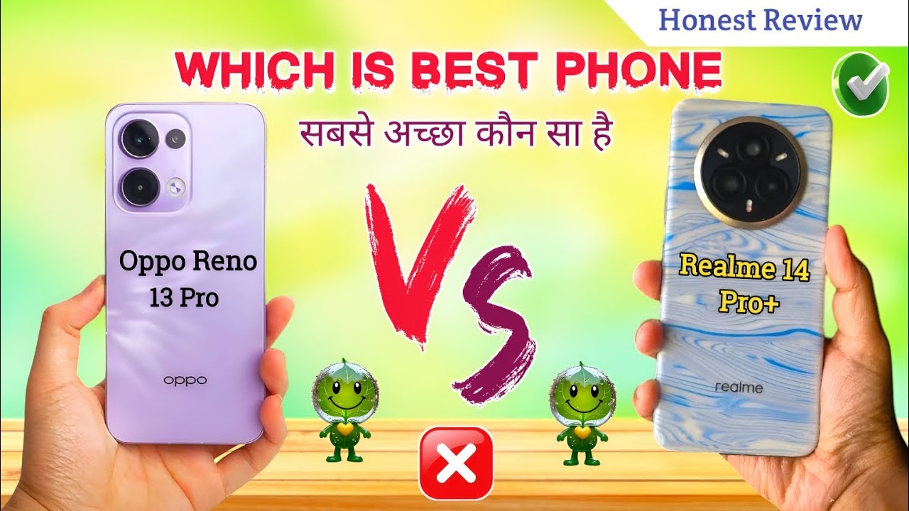 #Ishatech⚡Oppo Reno 13 Pro 5G Vs Realme 14 Pro Plus 5G Full Comparison ...