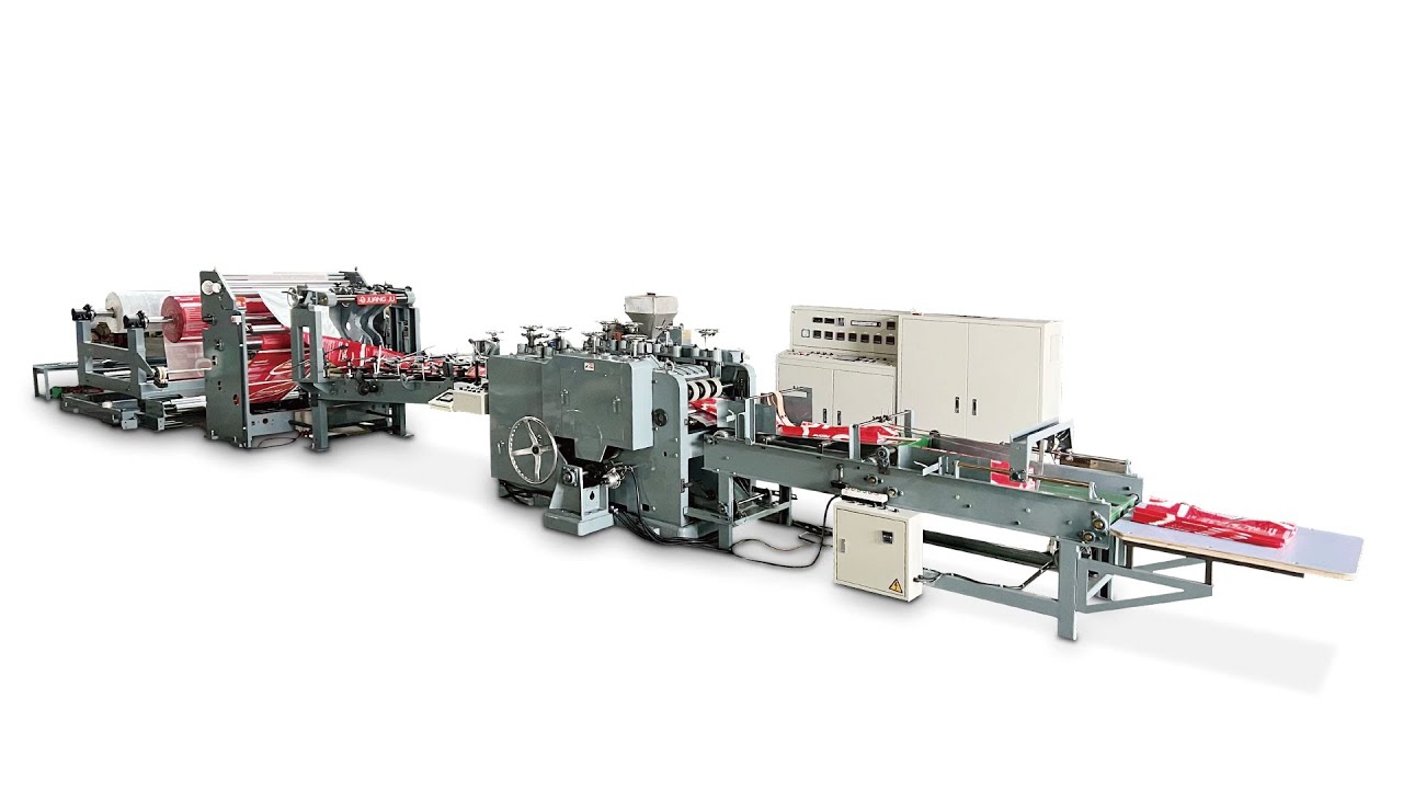 26M-P Multi-wall PP/PE Bag Making Machine - YouTube