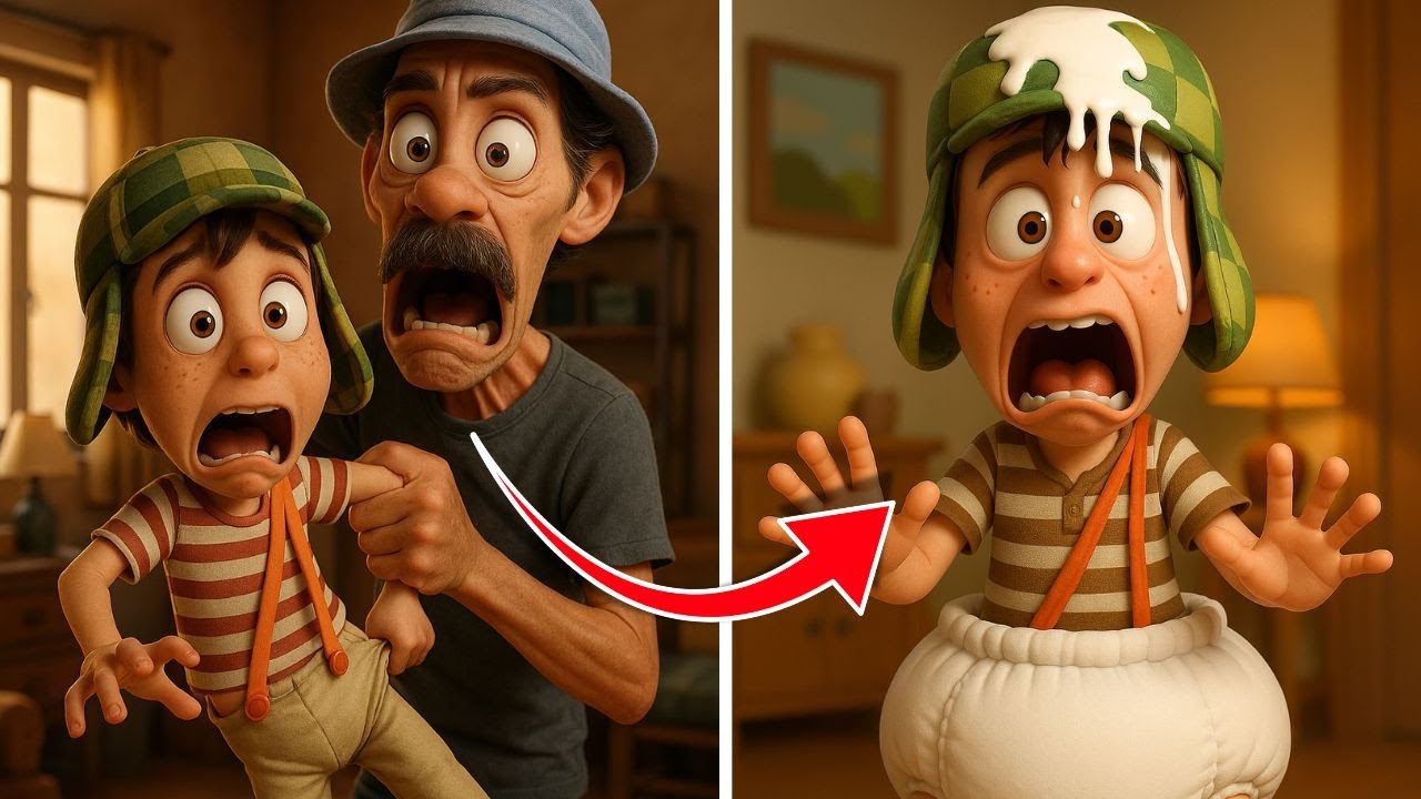 CHAVITO QUIERE SER UN BEBÉ..pero luego ¡¡PASA ALGO TENEBROSO!!😱😭 ...