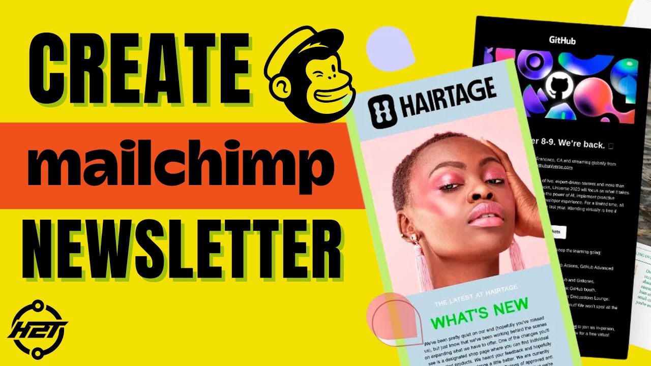 How To Create Newsletter on Mailchimp - YouTube