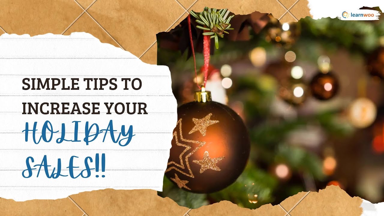 SIMPLE Tips To Increase your Holiday Sales - YouTube