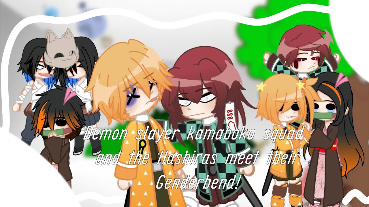 DEMON SLAYER meets their Gender bend//Pt 1•//To be continued.... - YouTube