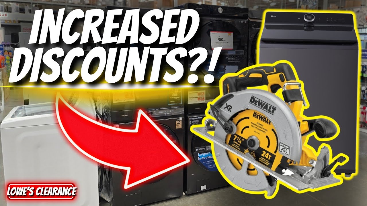 EPIC LOWE'S FALL DEALS AND CLEARANCE! End of Summer Markdowns on Tools ...