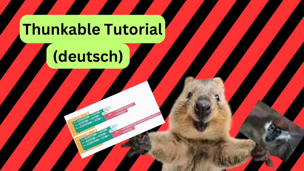 Thunkable Tutorial Deutsch - YouTube
