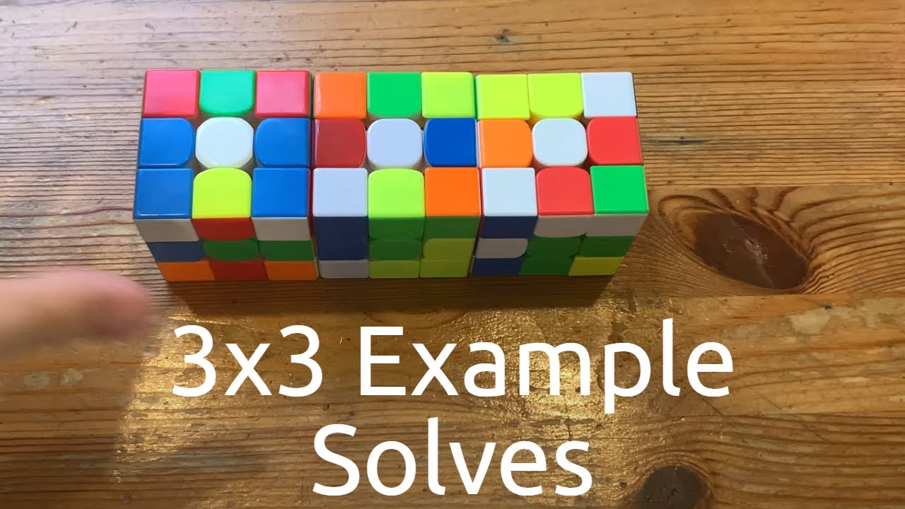 3 Advanced 3x3 Example Solves - YouTube