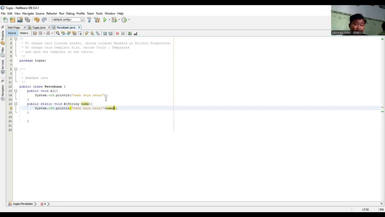 Static(fungsi keyword static) - YouTube
