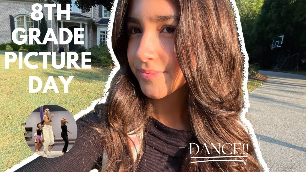 8th GRADE PICTURE DAY | GRWM | + Mini dance vlog 🤍🧡🍂📸 - YouTube