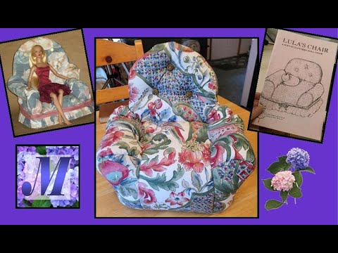 Sewing and Assembling a Large Doll Chair - YouTube