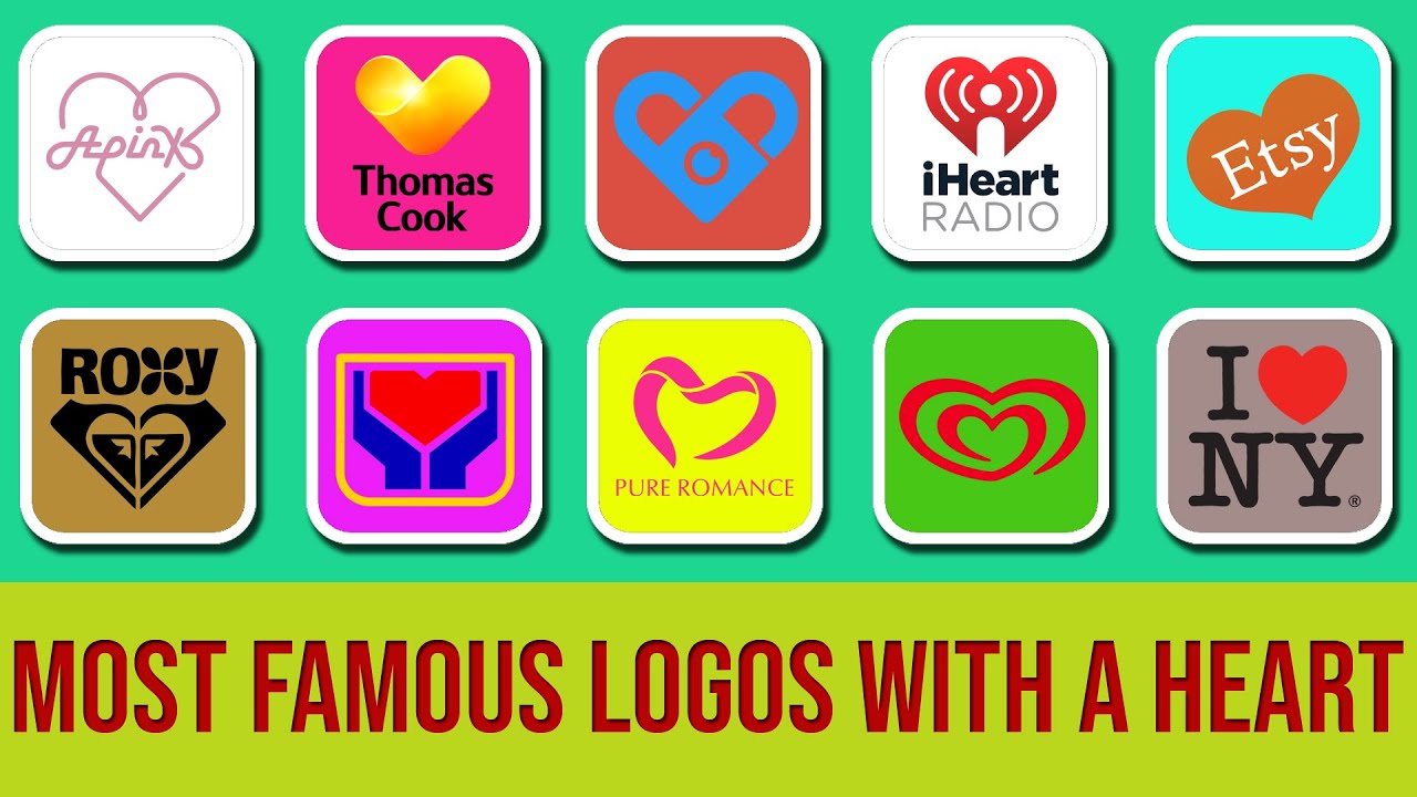 Famous Heart Logos and What They Represent - YouTube