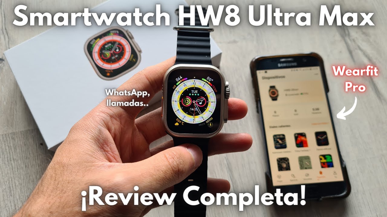 ️ Smartwatch HW8 Ultra Max | Características y Configuración COMPLETA ...