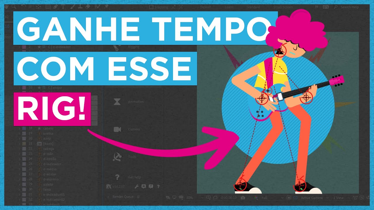 COMO FAZER RIG DE PERSONAGEM FÁCIL E RÁPIDO | MOTION DESIGN - YouTube