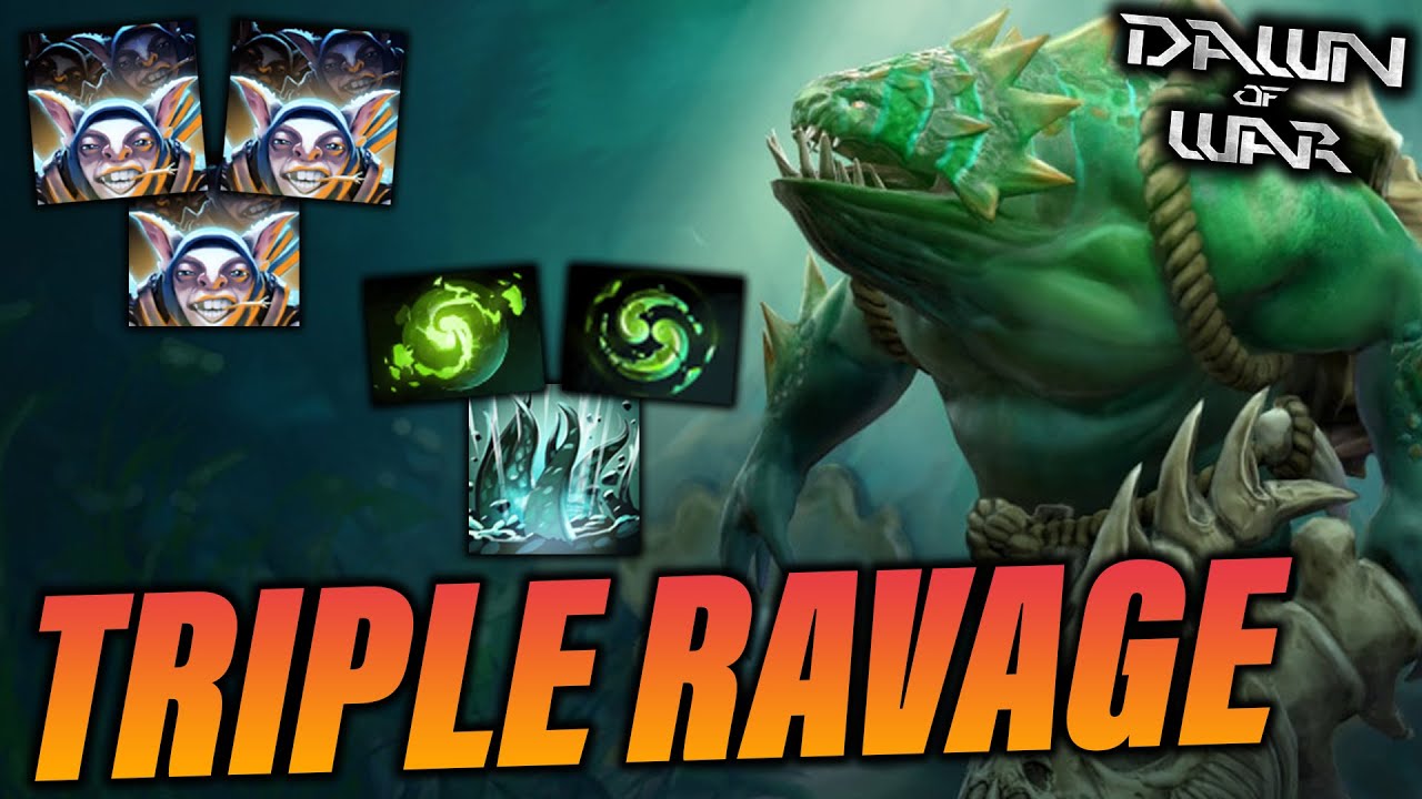 THREE RAVAGE & THREE MEEPO | Sipasen's Dawn of War Dota 2 Gameplay #115 ...