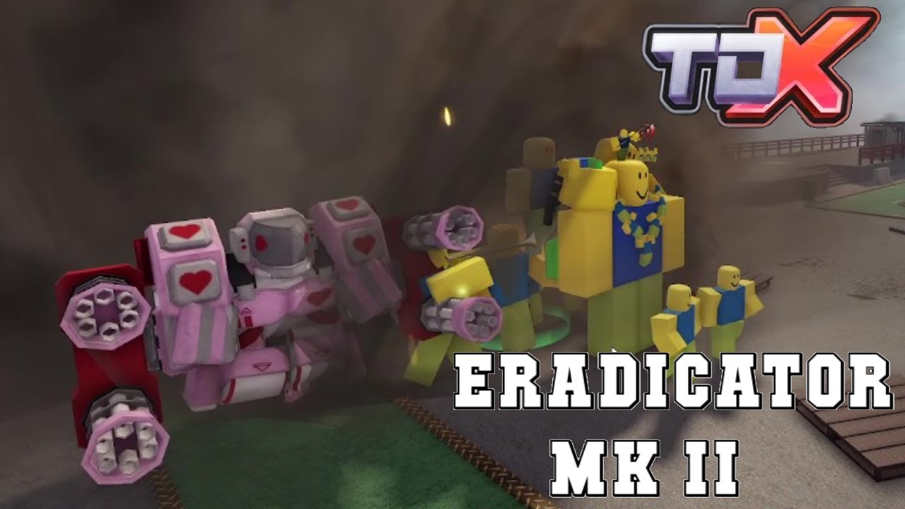 Defeating Valentines Eradicator MK II | Tower Defense X - YouTube