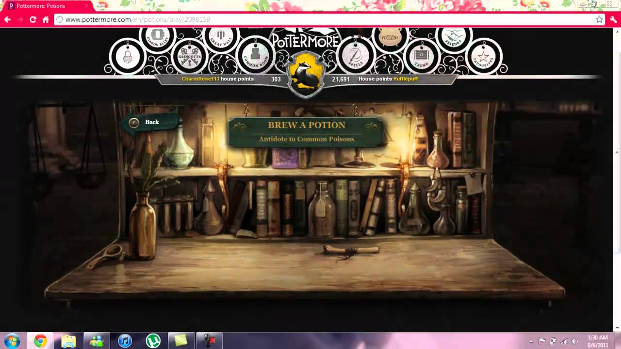 Pottermore Antidote to Common Poisons Tutorial - YouTube