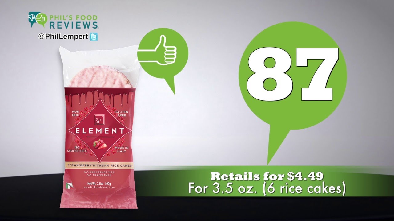 Sy Element Rice Cakes Strawberry'n'Cream is a HIT - YouTube