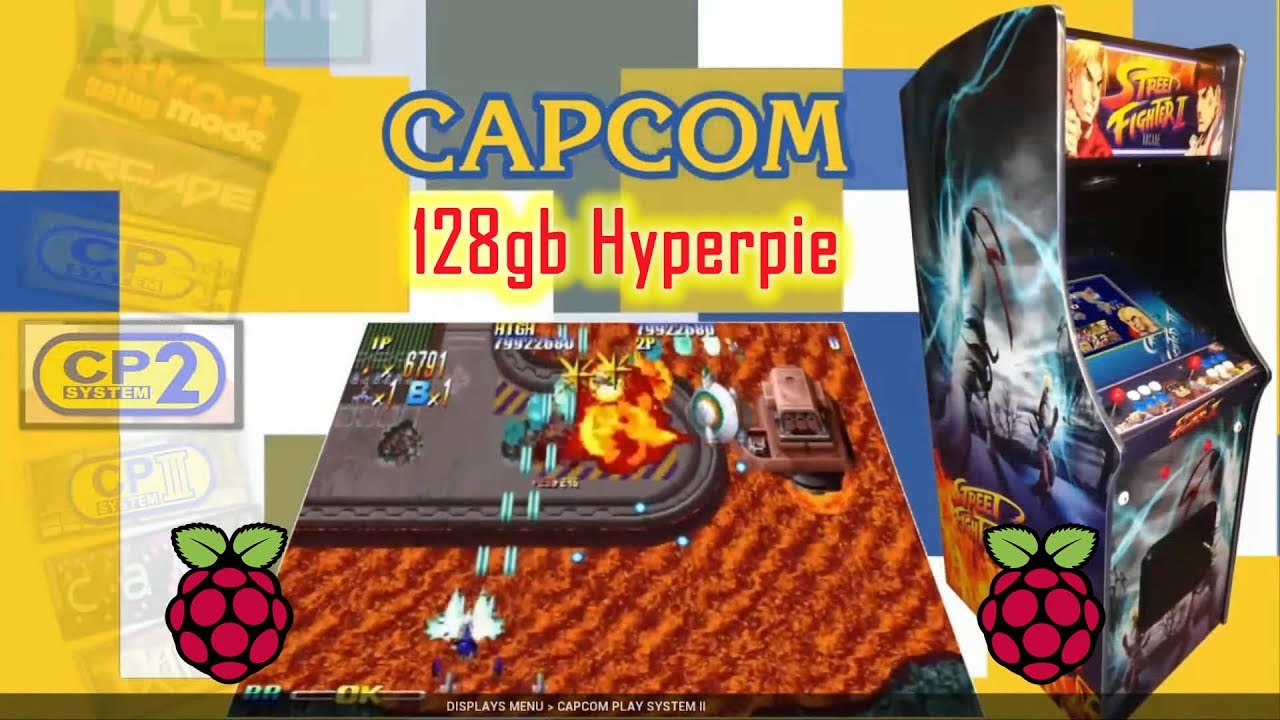 128GB New HyperPie Raspberry Pi 3 - 6,000+ Games - YouTube