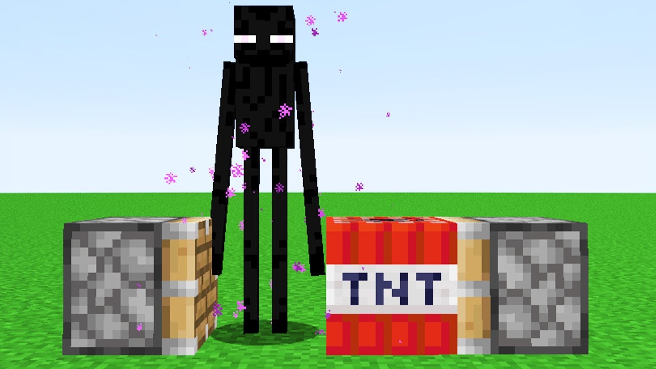 enderman + tnt = ??? - YouTube