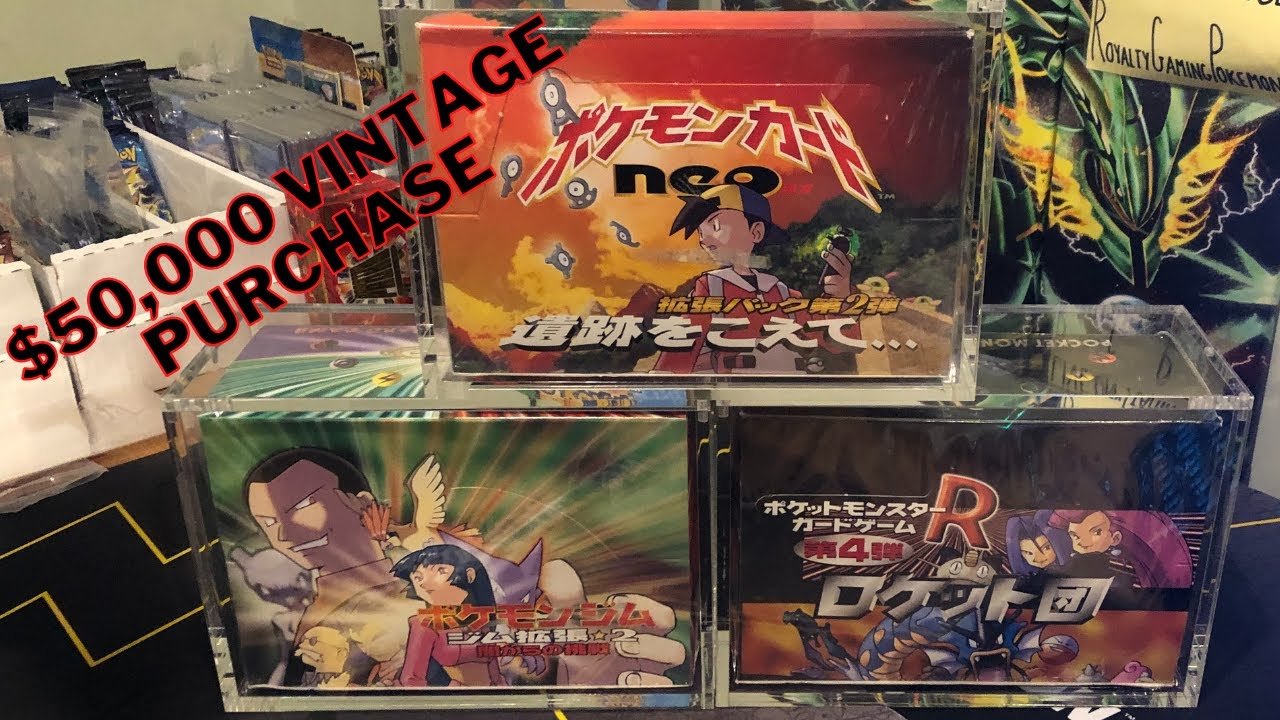$50,000 VINTAGE POKEMON PURCHASE - DAY BEFORE THANKSGIVING!! - LIVE ...