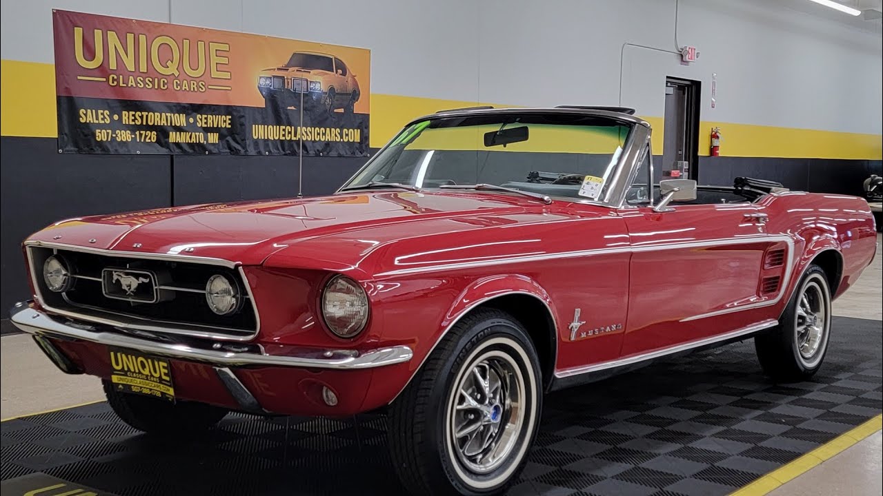 1967 Ford Mustang Convertible 289 | For Sale $49,900 - YouTube