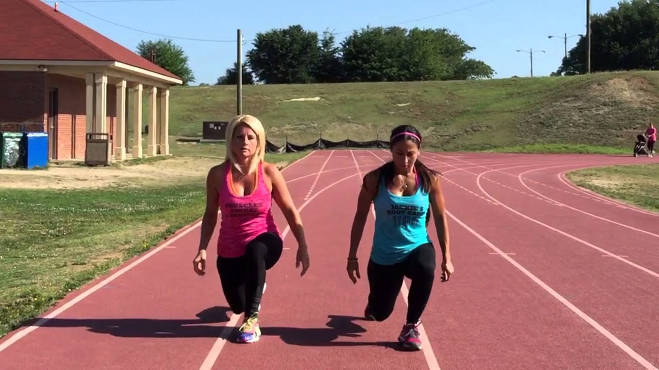 Partner track workout - YouTube