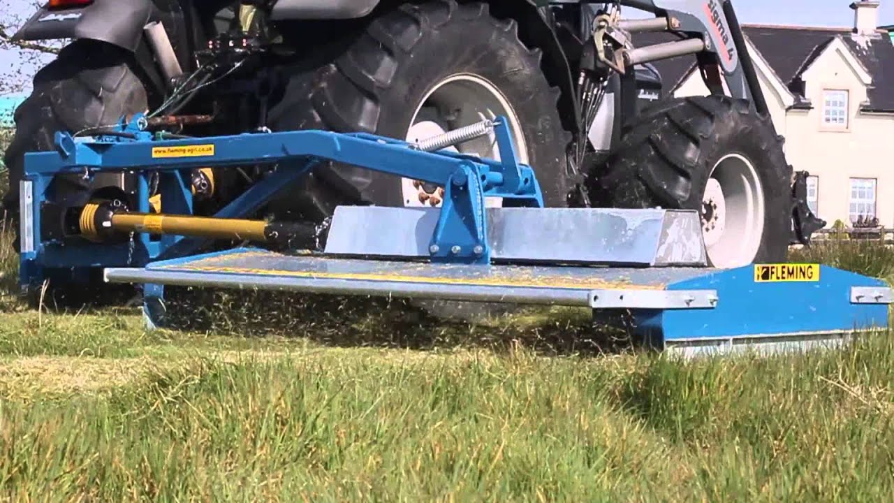 Fleming Agri Products Superfloat Grass Topper - YouTube