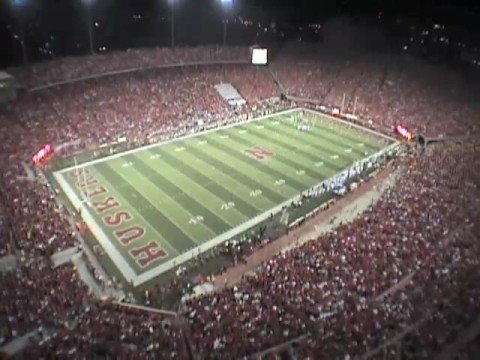 Nebraska Huskers Memorial Stadium Time Lapse - YouTube