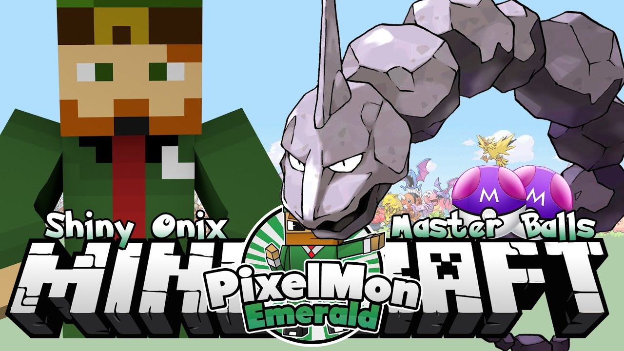 Minecraft Pixelmon Emerald #47 'Shiny Onix and Masterballs' w ...
