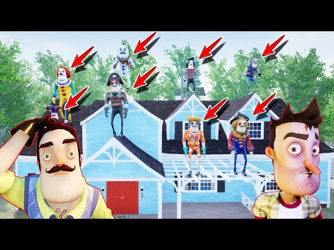 ORDU GİBİ WİLSON AMCA HER YERDE 😱 Hello Neighbor Mod