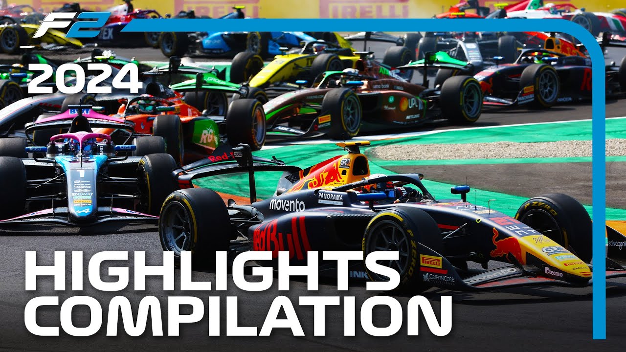 ALL Race Highlights From The 2024 F2 Season! - YouTube