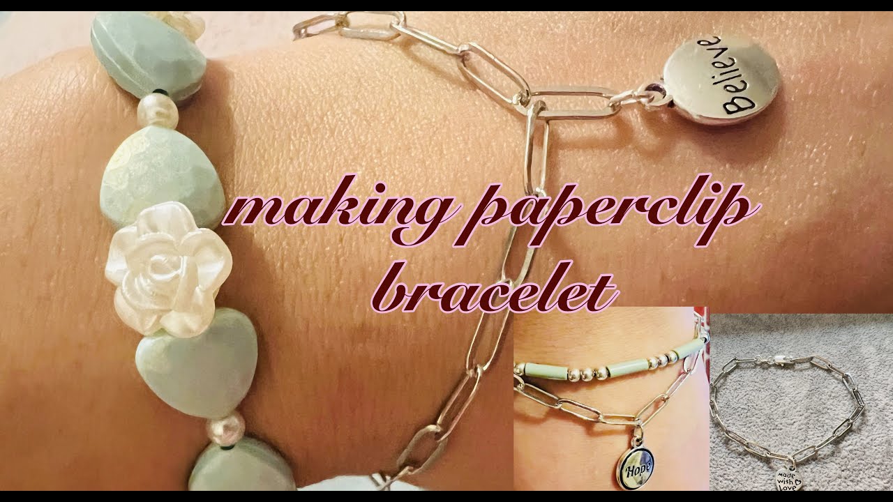 💠Making Paperclip Bracelet/Diy Accesories - YouTube