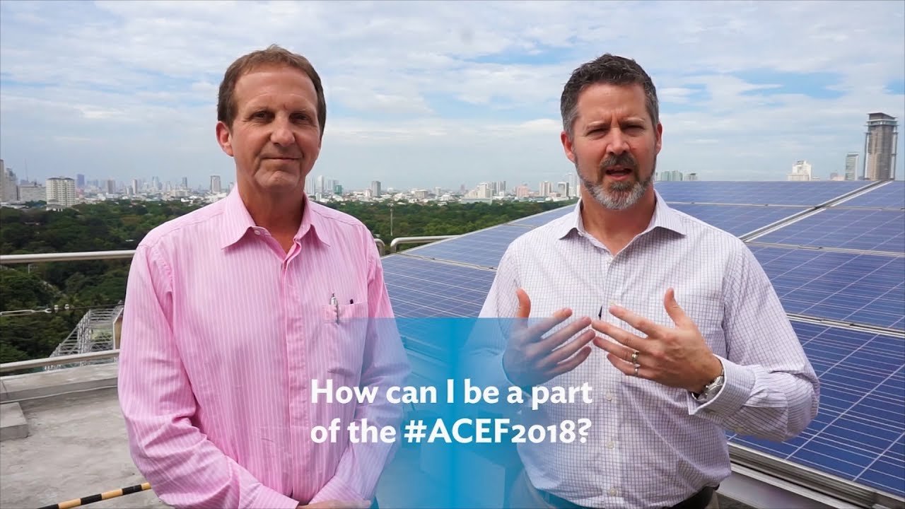 #ACEF2018 with David and Peter: Call for Abstracts - YouTube