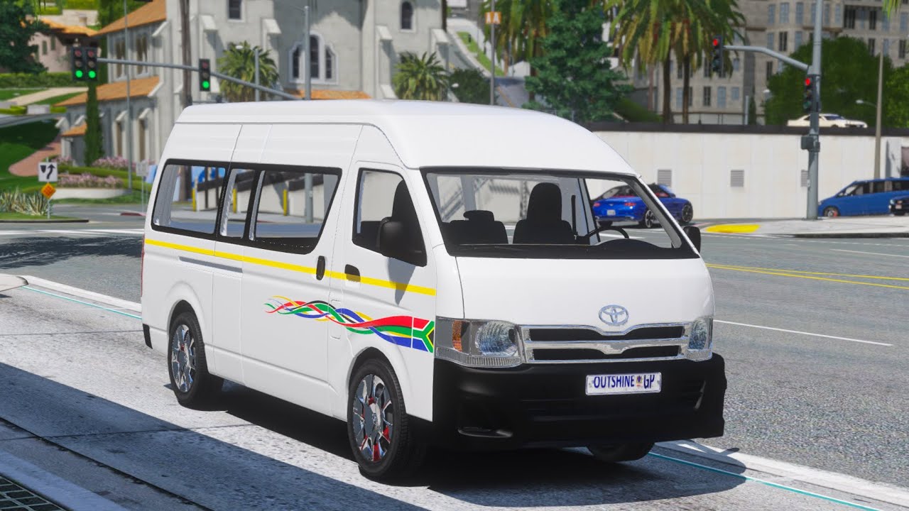 GTA 5 Mzansi edition - Toyota Quantum Ses'fikile(Hiace) Drive Around |Real Mageza Lady - YouTube