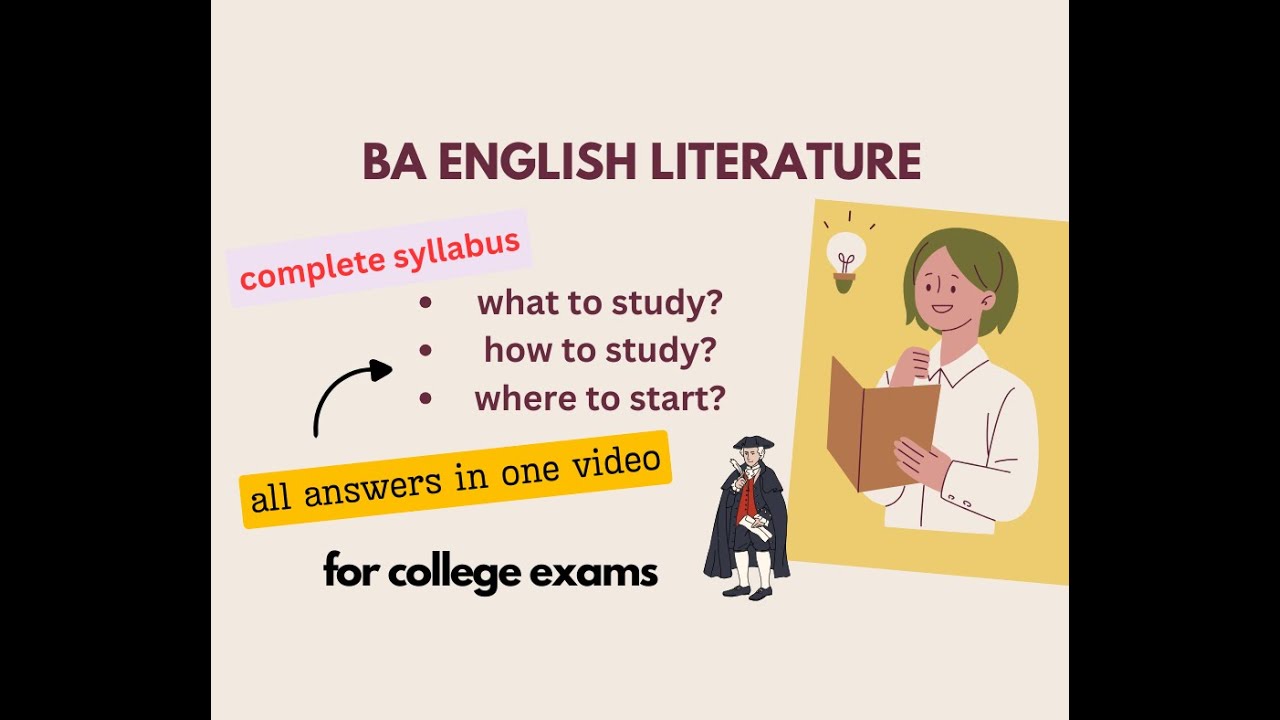 ba english literature syllabus#ba literature#english literature for ...