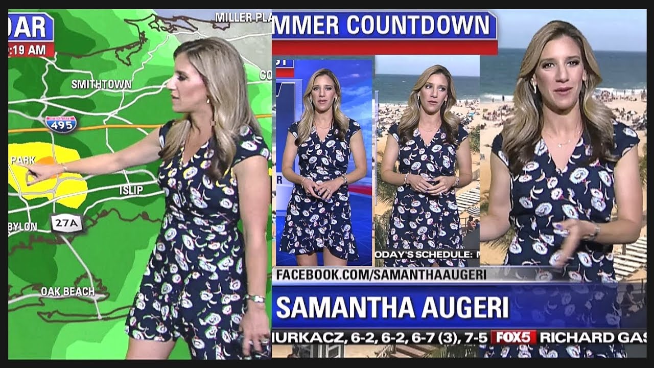 Samantha Augeri Flower pattern over blue over silky y sxy 201806-01 ...