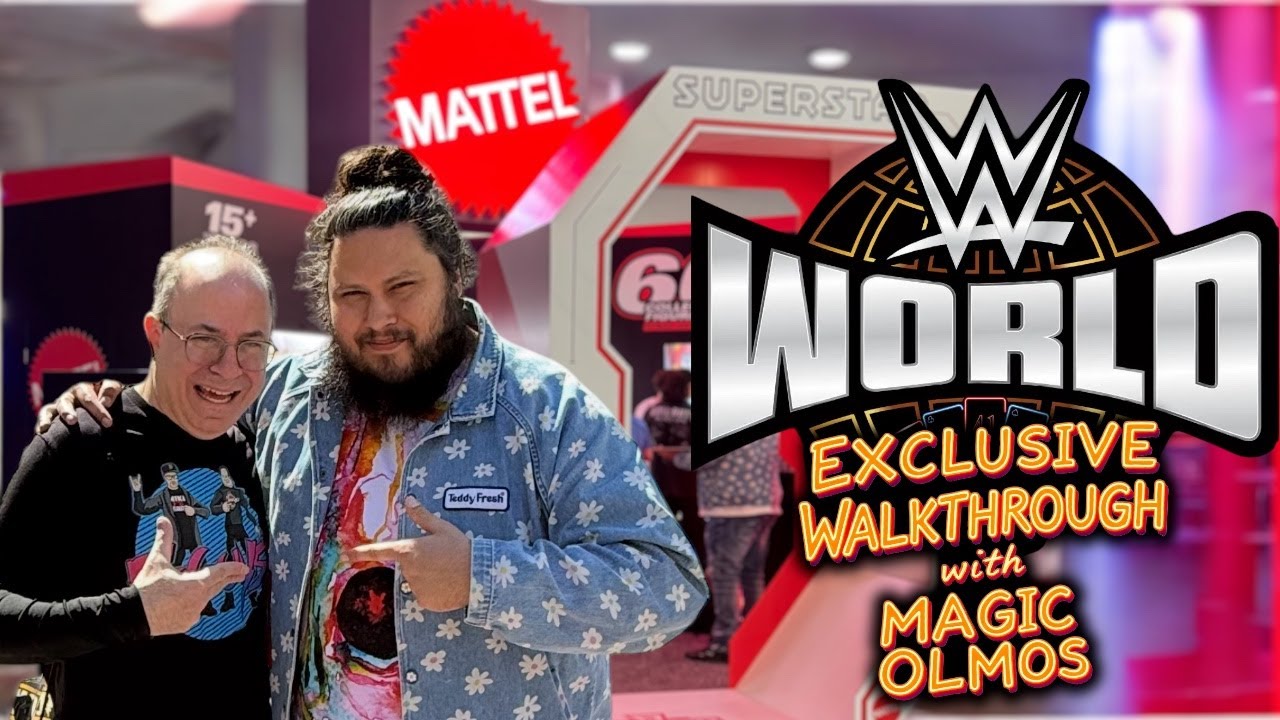 Exclusive Mattel WWE Booth Tour with Magic Olmos at WWE World ...