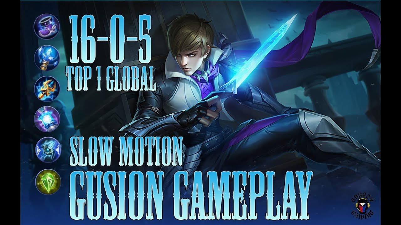 Gusion Gameplay Victory in 8 minutes Slow Motion Combo Tutorial Top 1 ...