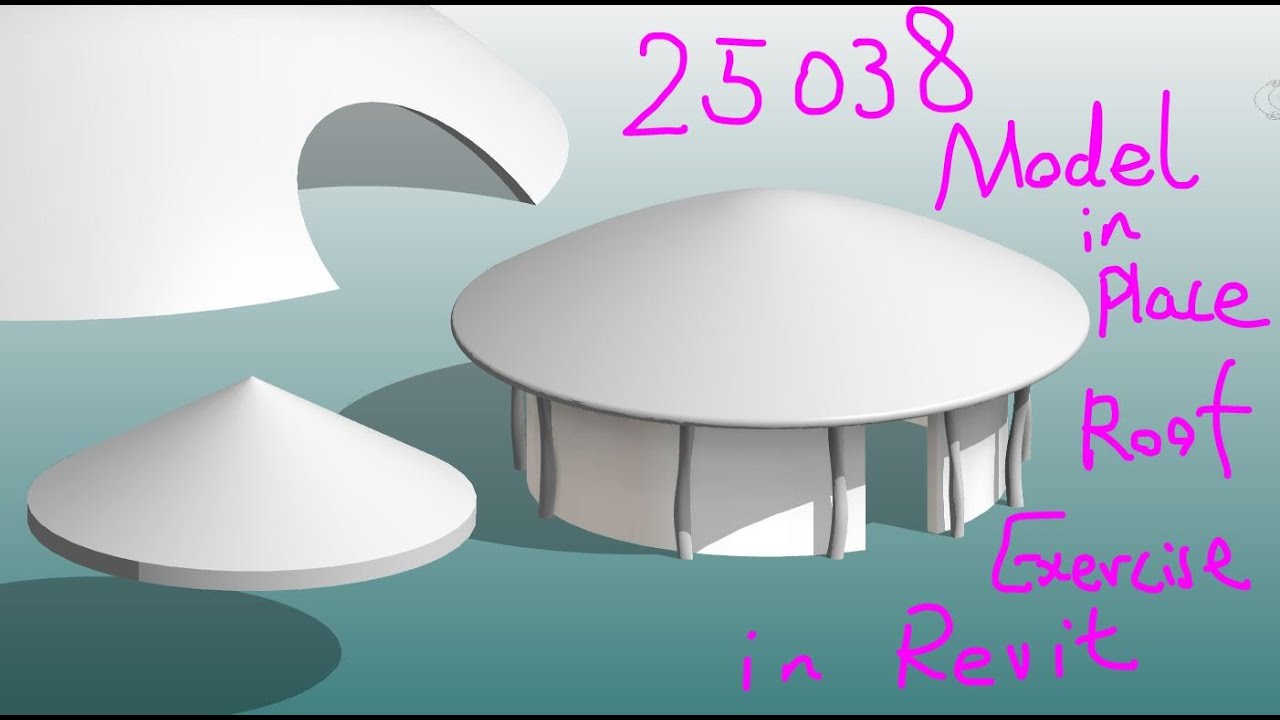 25038 - Model in Place Roof Exercise in Revit - YouTube