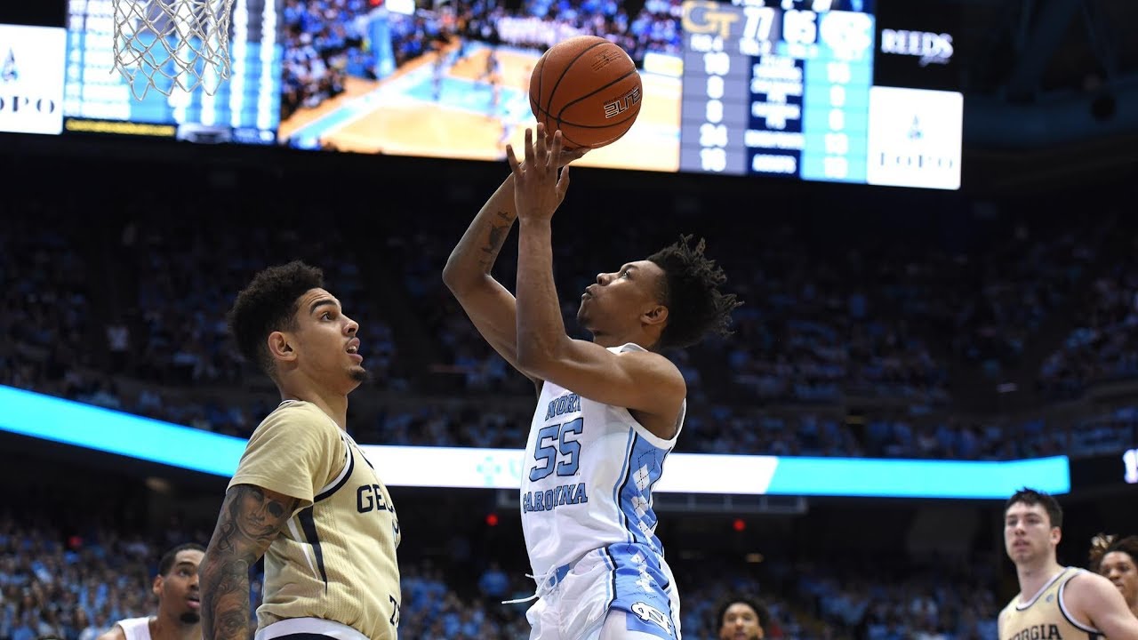 UNC Men's Basketball: Heels Fall to Georgia Tech 96-83 - YouTube
