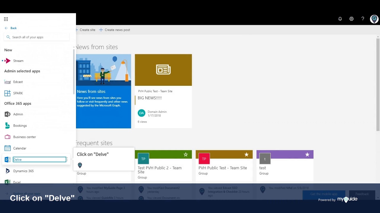 MyGuide: How to Edit your Profile in Delve - YouTube