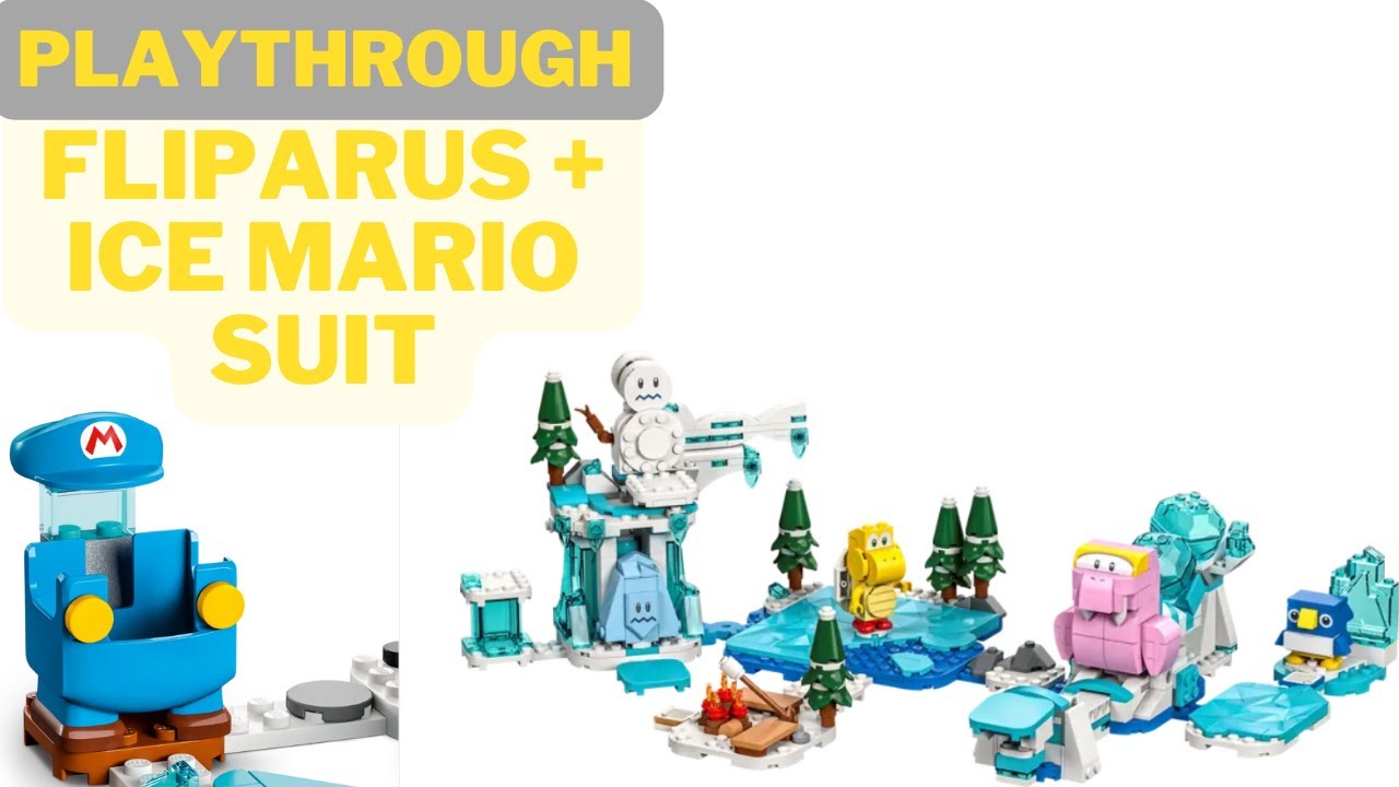 LEGO Super Mario Fliprus Snow Adventure Playthrough With the Ice Mario ...