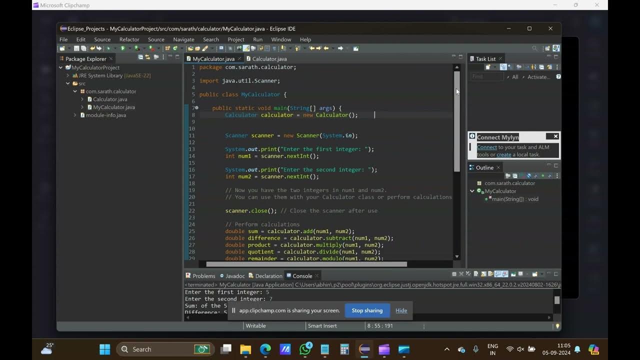 Creating Calculator Project Using Java - YouTube