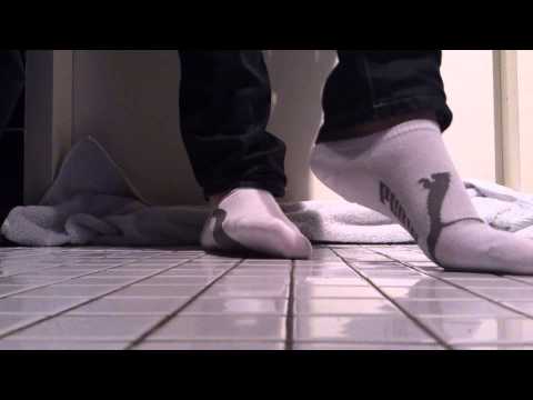 White ankle socks puma