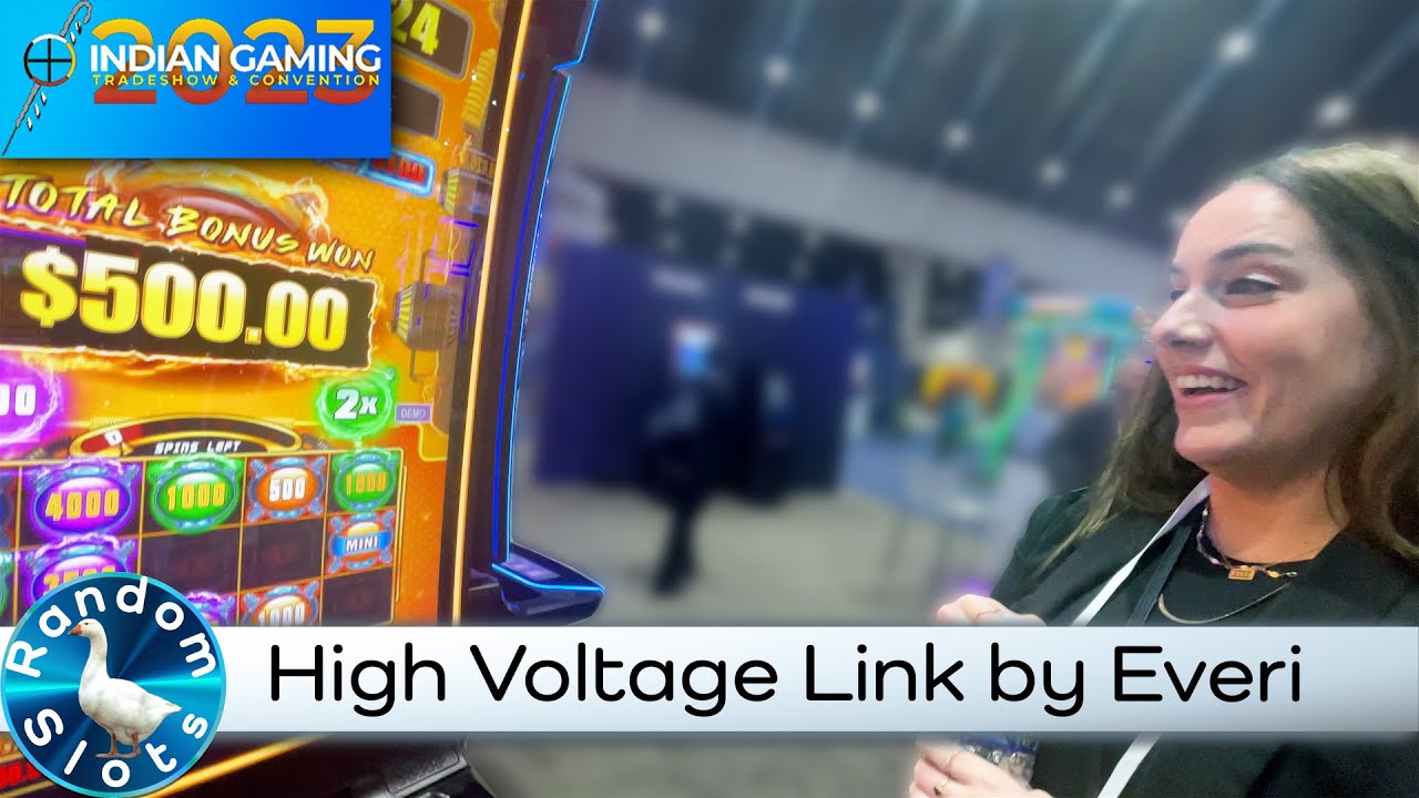 High Voltage Link Slot Machine by Everi at #IGTC2023 - YouTube