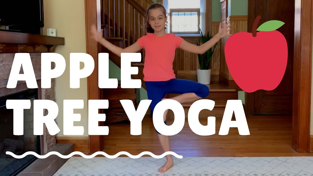 Apple Tree Yoga 🍎 Mindfulness for Kids 🍏 Easy Guided Mindful Activity ...